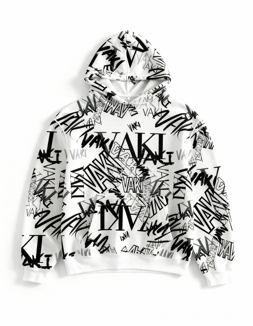 VAKI SIGNATURE LOGO OVERSIZED HOODIE – VAKI INFINITE - ENERGY NEVER DIES